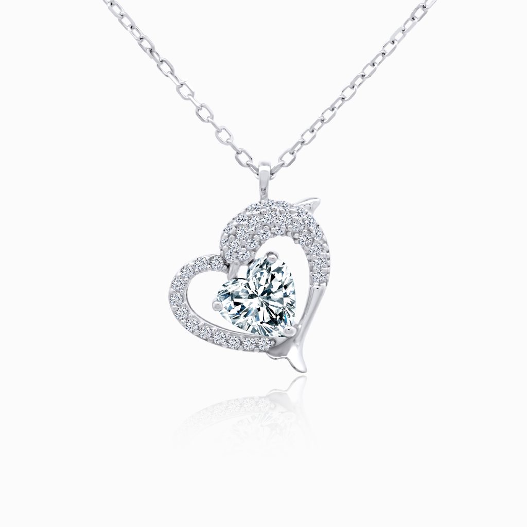 Heart Dive Pendant - Vinstella Jewellery
